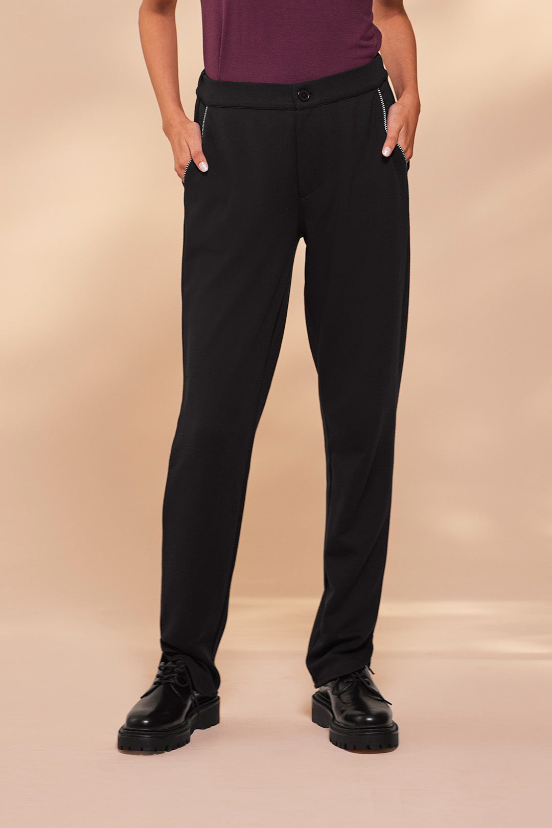 Buy Comfortable All Day Black Formal Pants for Women Online - Sensing ...
